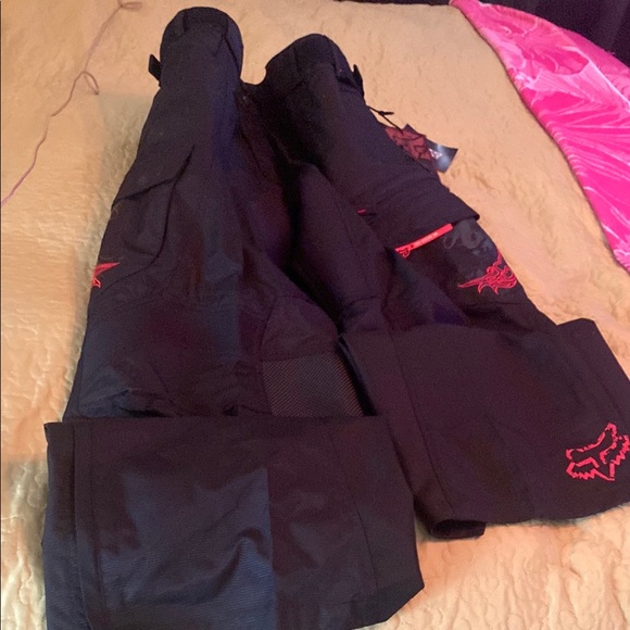 Fox | Pants | Fox Panther Pant In Black And Red | Poshmark